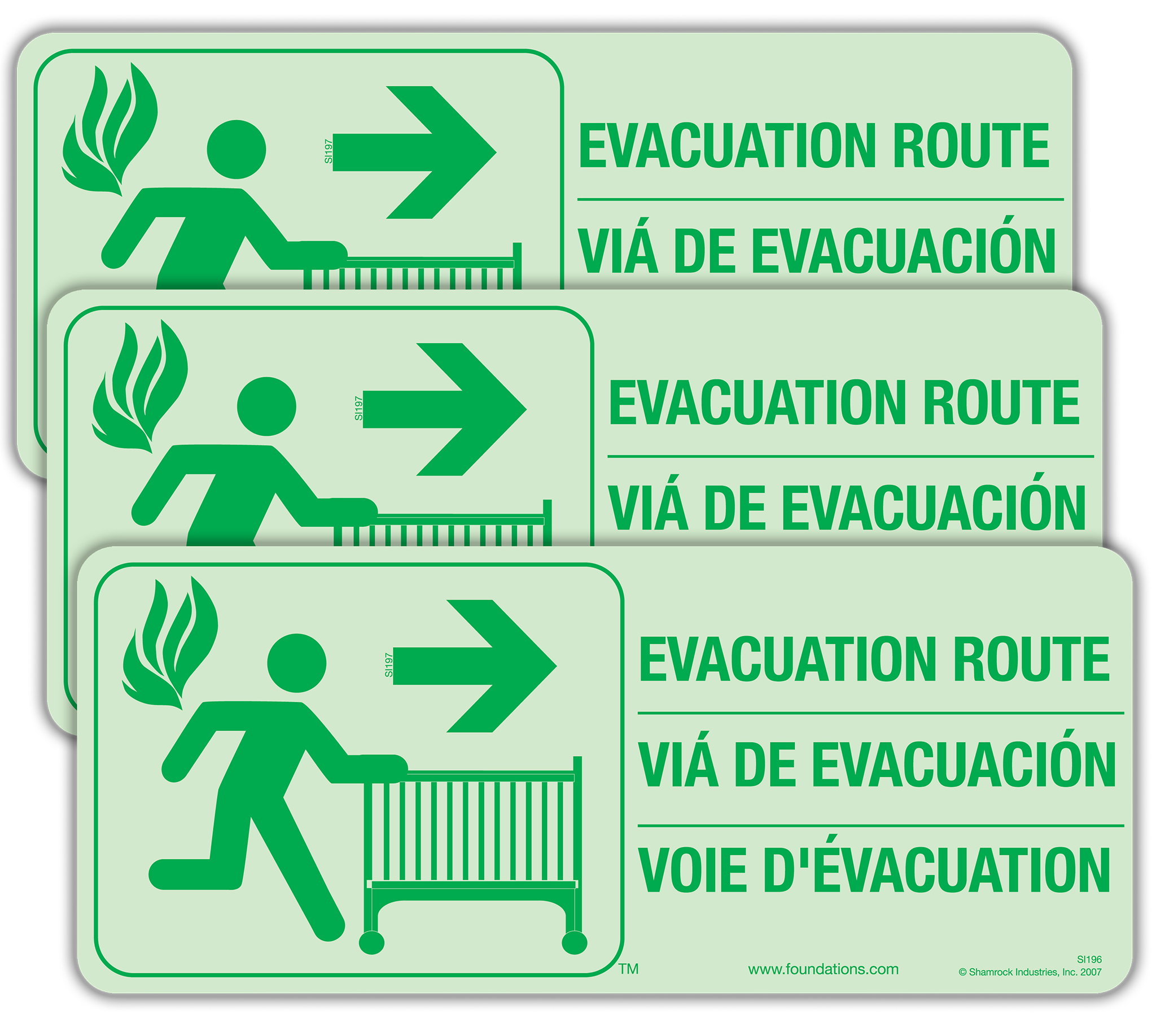 Evacuation Route Signs for Childcare Facilities – Foundations