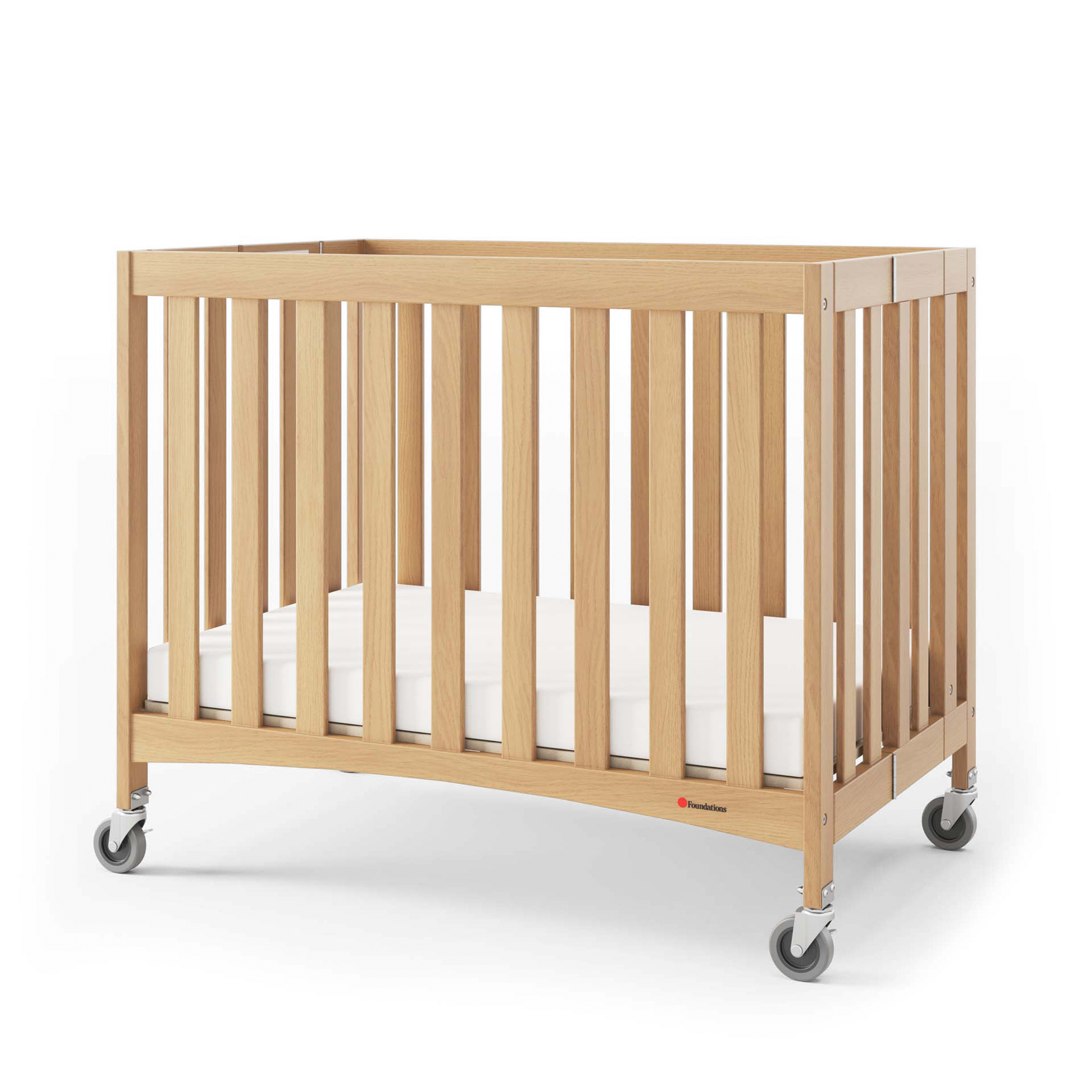 Travel Sleeper Compact Folding Wood Crib | Foundations Childcare